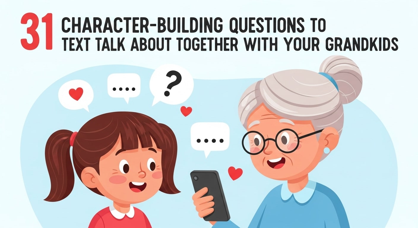 31 Character-Building Questions to Text and Talk About Together with ...