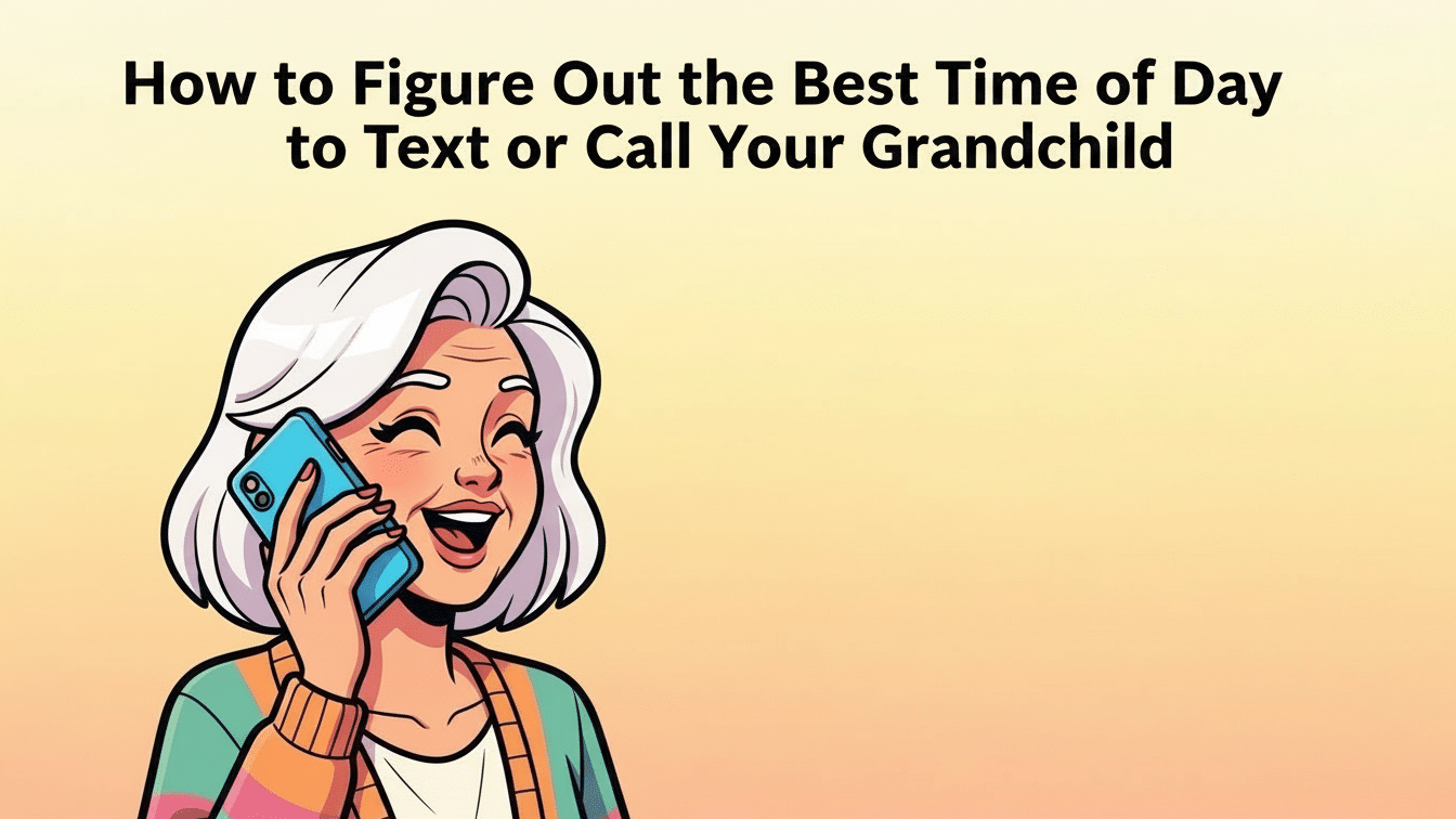How to Figure Out the Best Time of Day to Text or Call Your Grandchild
